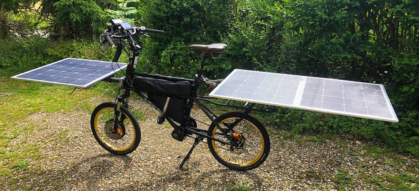 Christophe’s little solar cargo bike – Design a solar ebike